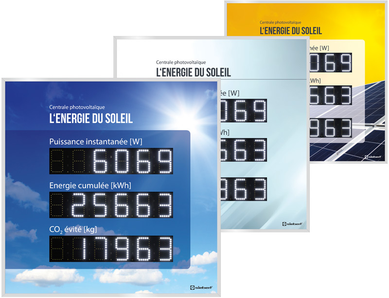 Digitalanzeigen für die Photovoltaik